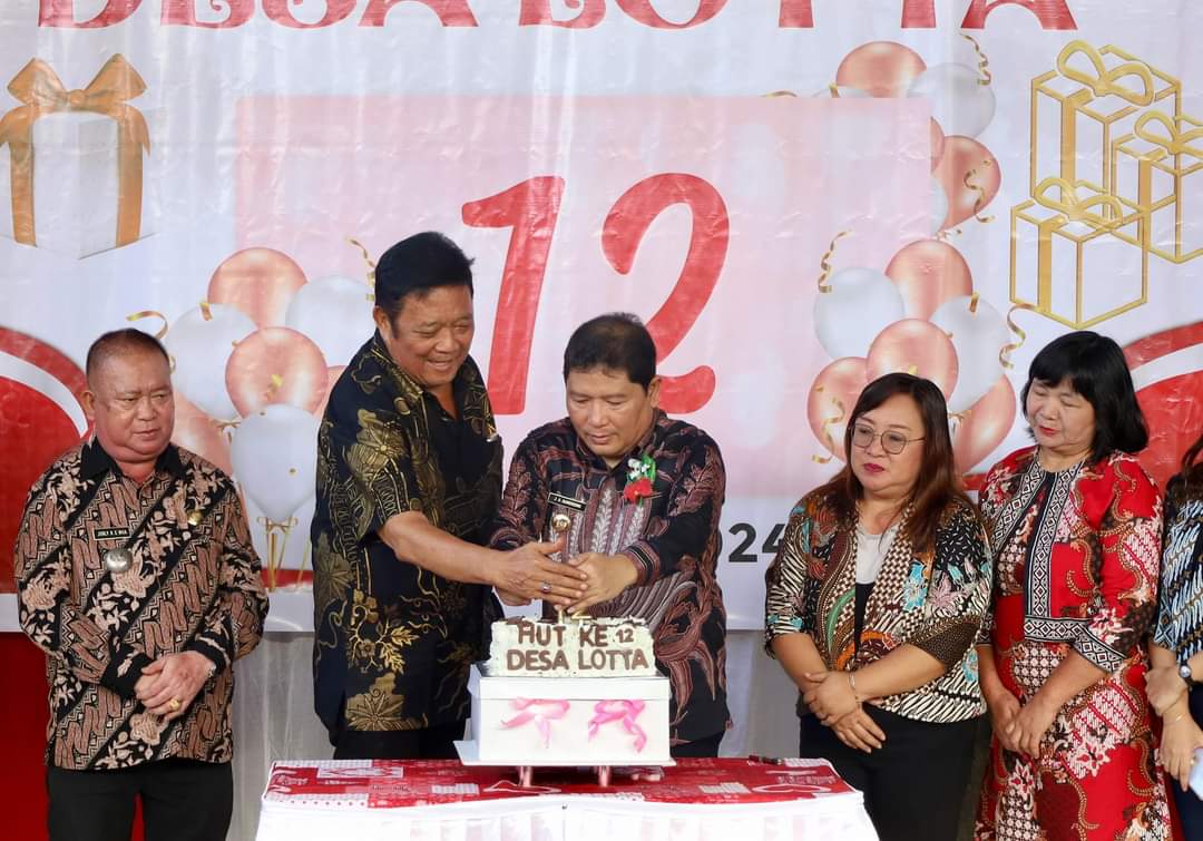 Kumendong Berbagi Sukacita di HUT ke-12 Desa Lotta Pineleng - Sulut Review